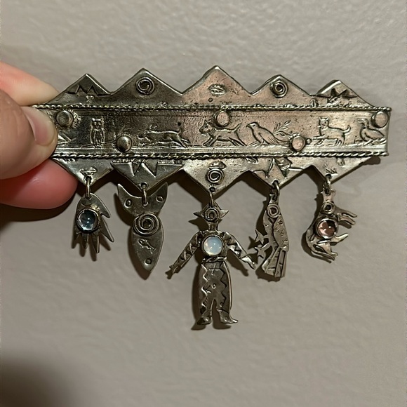 Deborah Roberts | Jewelry | Vtg Large Wild Wild West Storytelling ...